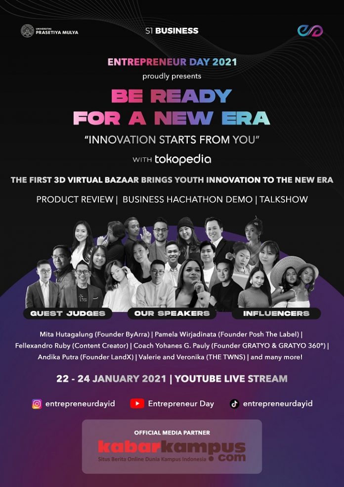 Entrepreneur Day 2021 Hadirkan "Business 3D Virtual Bazaar - KabarKampus.com