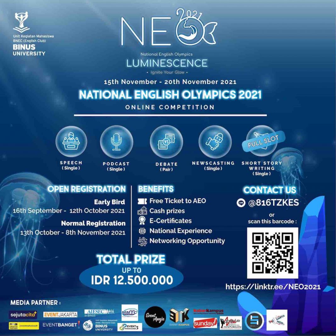National English Olympics 2021 - KabarKampus.com