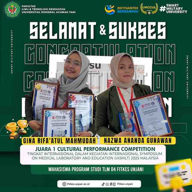 Juara Dunia! Mahasiswa FITKes UNJANI Raih Prestasi Internasional di Malaysia - KabarKampus.com